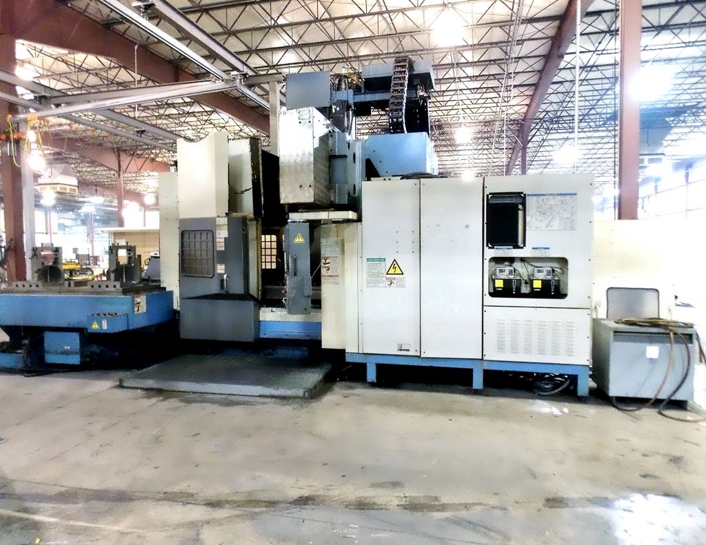 MAZAK Versatech V40 CNC 5-Face Double Column Vertical Machining Center ...