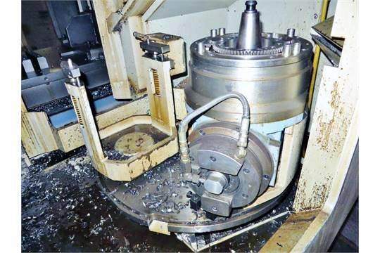 MAZAK Versatech V40 CNC 5-Face Double Column Vertical Machining Center ...