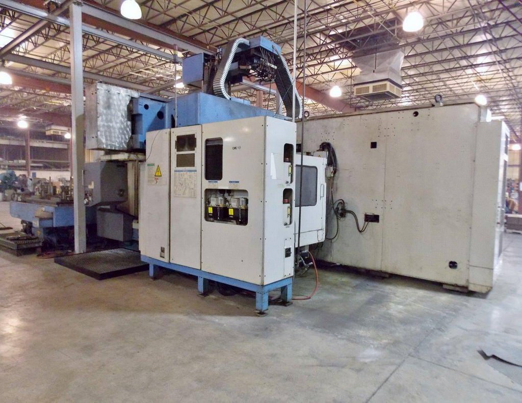 MAZAK Versatech V40 CNC 5-Face Double Column Vertical Machining Center ...