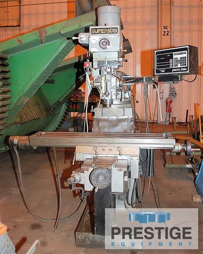 Used Supermax YCM-12 Vertical Milling Machine| Prestige Equipment