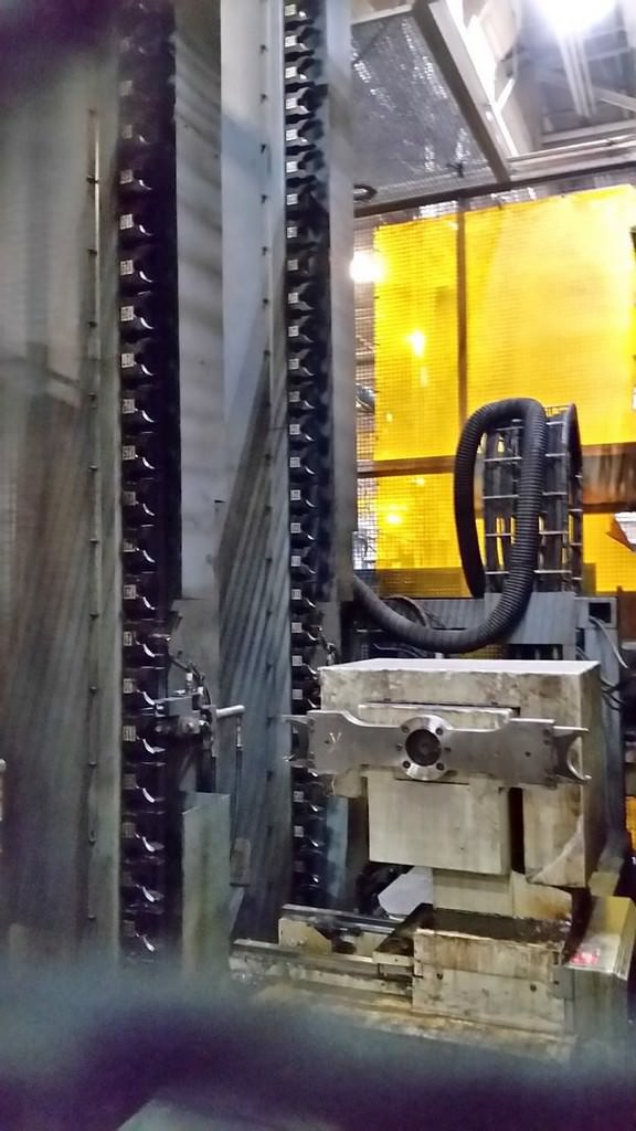 Wotan Cutmax 2 4.75" CNC Table Type Horizontal Boring Mill w/ 2-Pallet ...