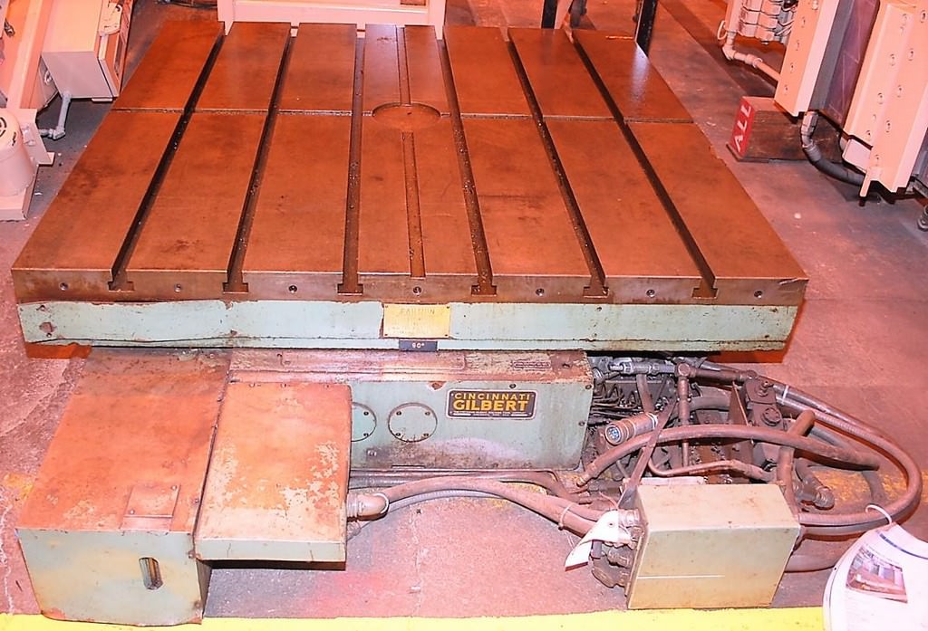 60" x 60" Cincinnati-Gilbert CNC Index Table - Tables Rotary & Index ...