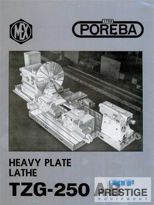 Poreba TGZ 400B x 10M, 157" x 393" Universal Lathe - Lathes Flat Bed ...