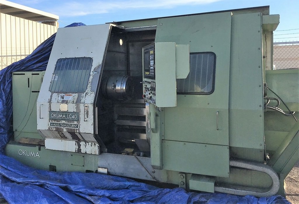 OKUMA LC-40 4-Axis CNC Turning Center - Lathes CNC Ref# 27461 - (i ...