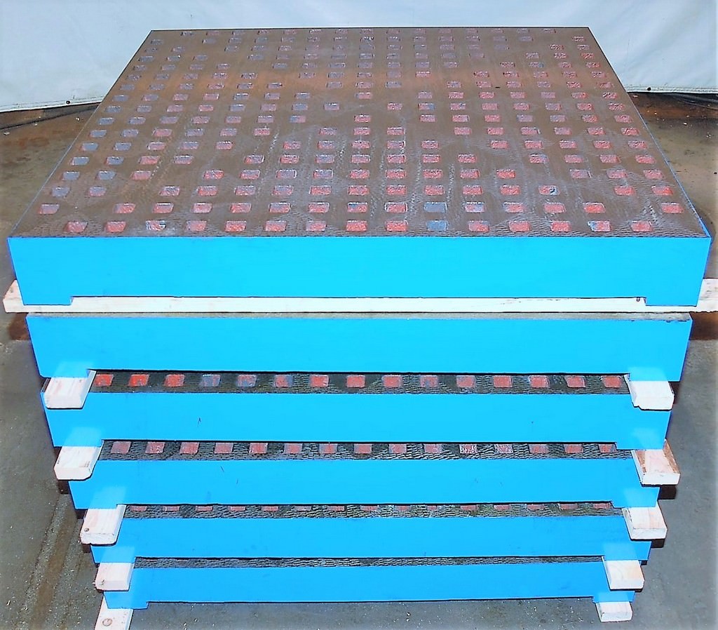 Acorn Style Welding Tables (3) 60" x 60" - Floor Plates & Work Tables ...