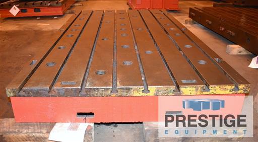 Used T-Slotted Floor Plates (1) 78.75"x 139" Cast Iron | Prestige Equipment