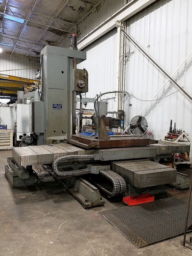 Used Giddings & Lewis G60TX 5-Axis 6" CNC Table Type Horizontal Boring ...