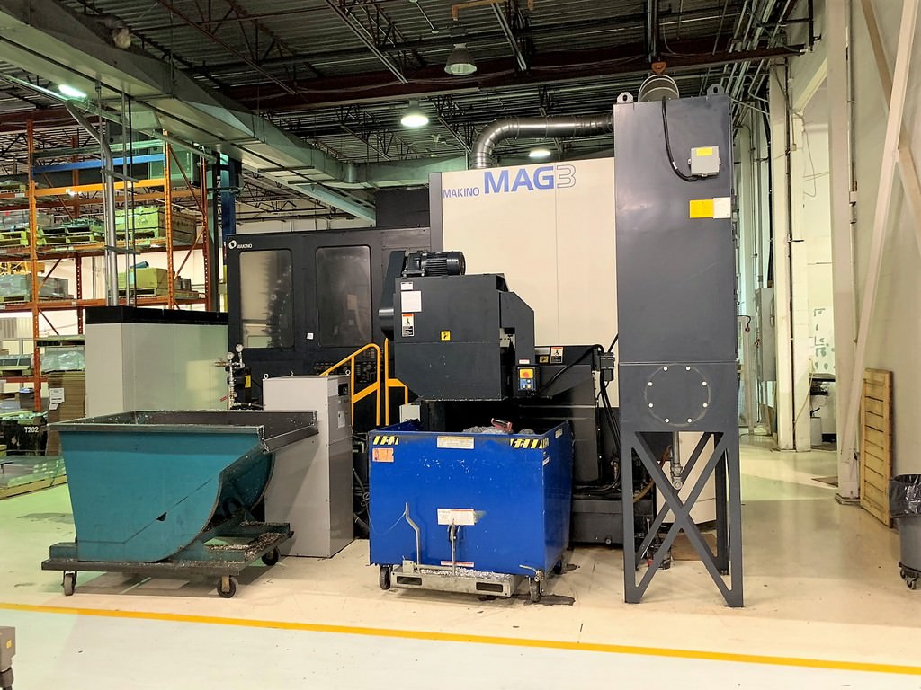 MAKINO MAG3 5-Axis CNC High Speed Horizontal Profiler With 10 APC ...