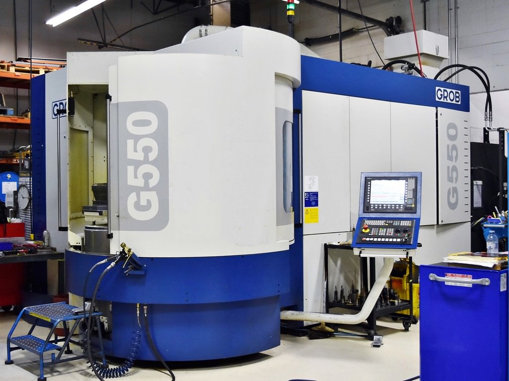 GROB G550 5-Axis Horizontal/Universal Machining Center - Machining ...