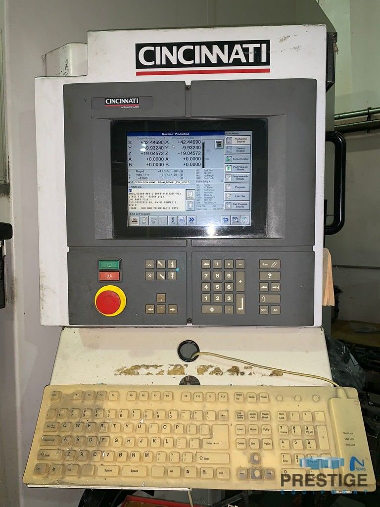 Cincinnati V5-3000 5-Axis CNC High Speed Vertical Machining Center ...