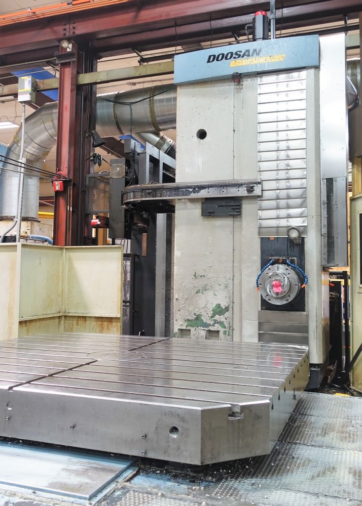 Doosan DB130-CX 5.12" Table Type Horizontal Boring Mill - Boring Mills ...