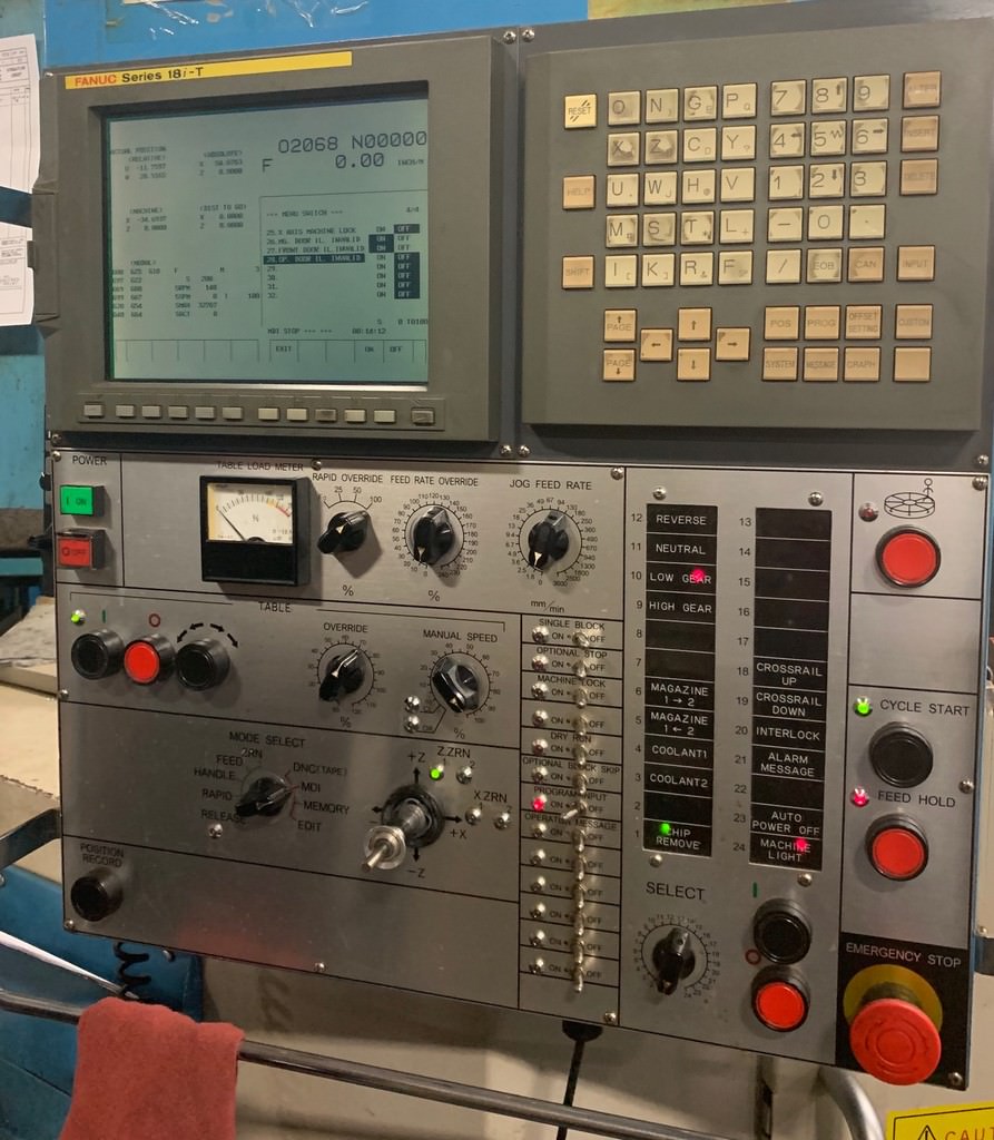 Used OM Omega 80 67" CNC Vertical Boring Mill | Prestige Equipment