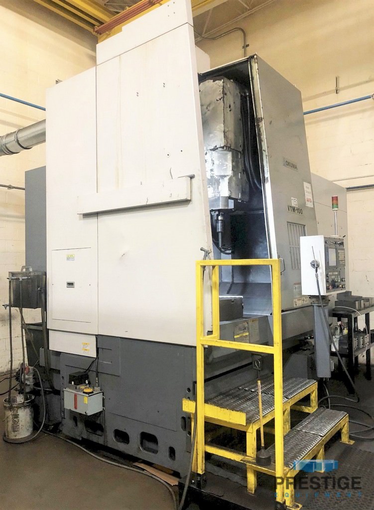 Okuma VTM100 1000 MM CNC Vertical Turning Center with Milling - Boring ...