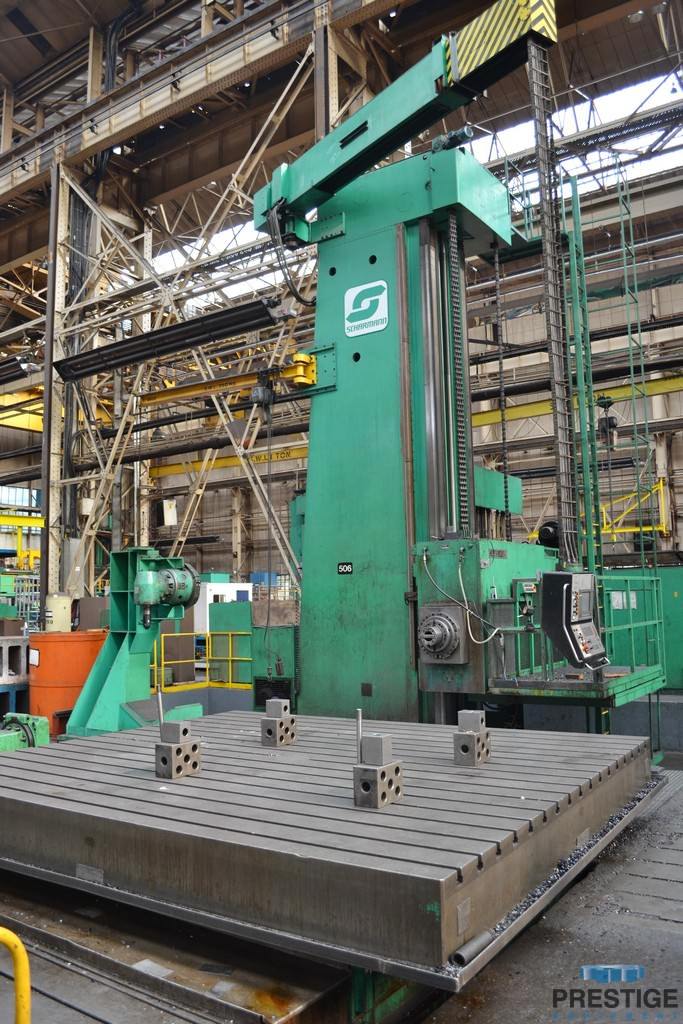 SCHARMANN Heavycut Ram Type 7.87" CNC Floor Type Horizontal Boring Mill ...