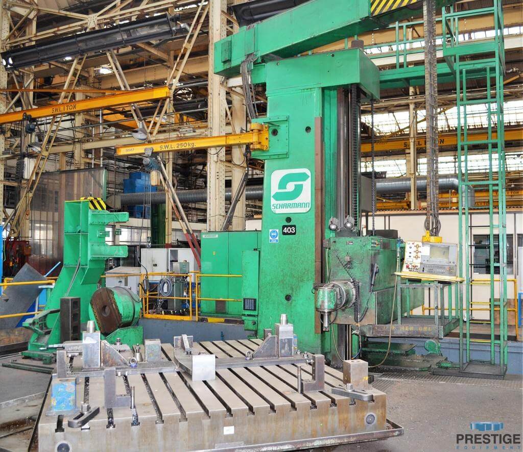 Used Scharmann Heavycut 1.1 CNC Ram Type Horizontal Boring Mill ...