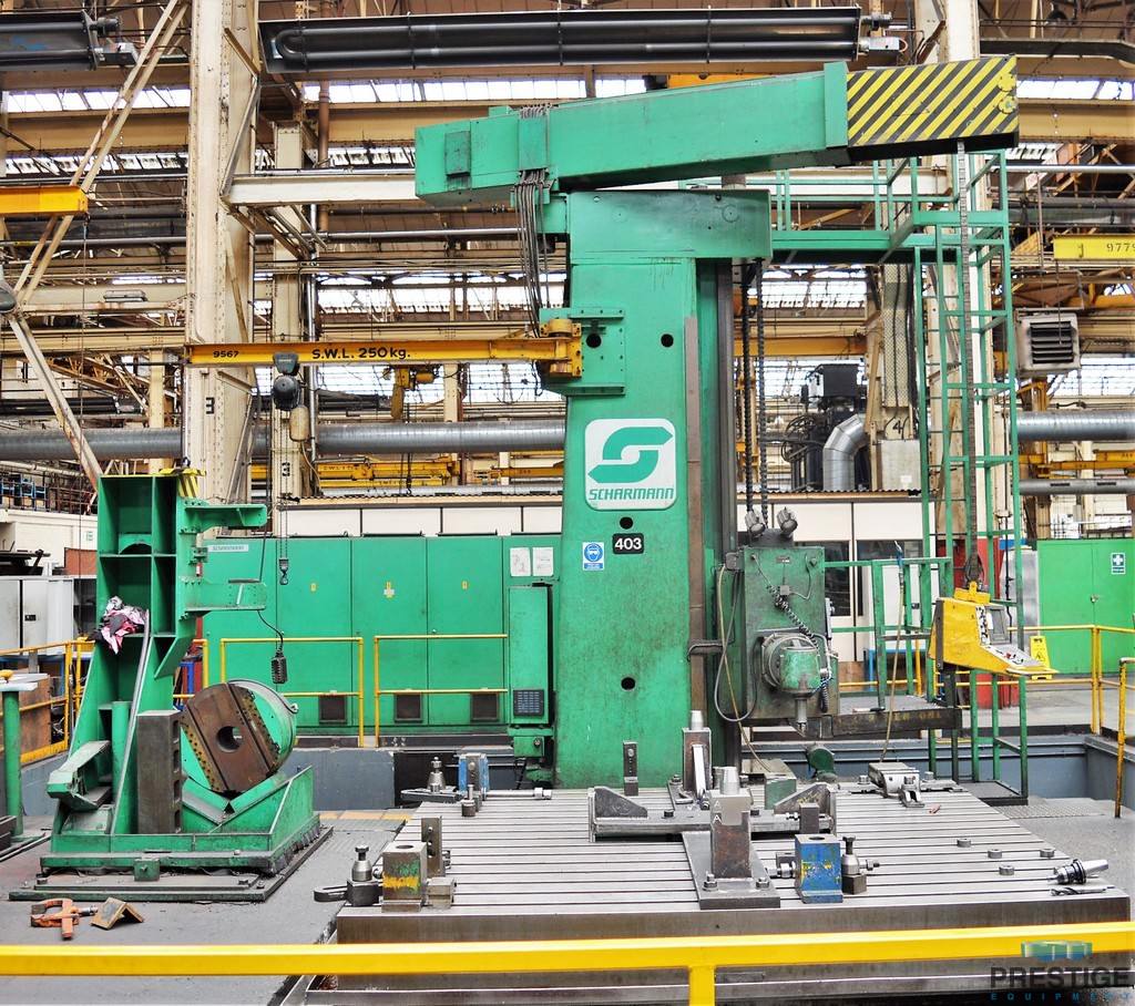 Used Scharmann Heavycut 1.1 CNC Ram Type Horizontal Boring Mill ...