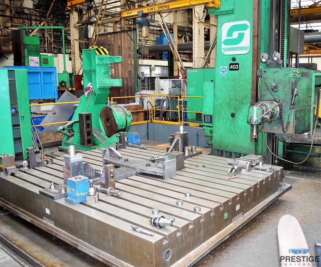 Used Scharmann Heavycut 1.1 CNC Ram Type Horizontal Boring Mill ...