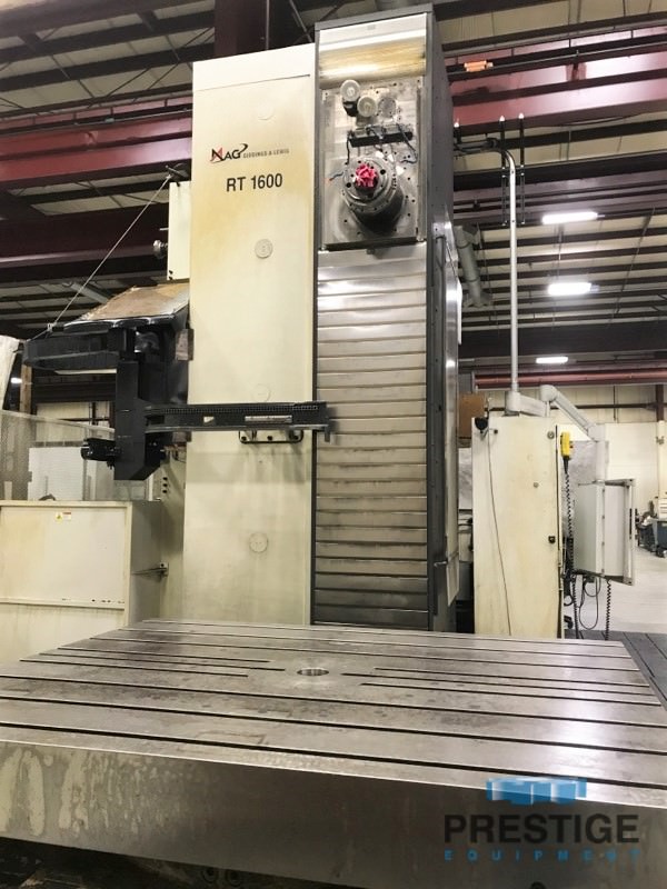 Used Giddings & Lewis RT-1600 6.1" CNC Table Type Horizontal Boring ...