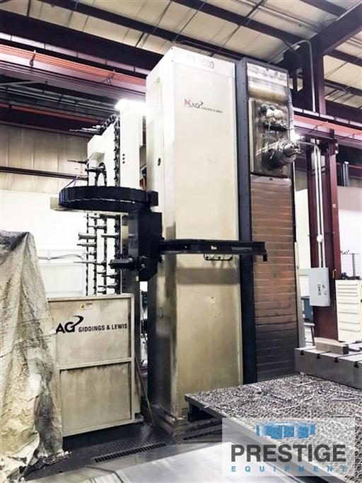 Used Giddings & Lewis RT-1600 6.1" CNC Table Type Horizontal Boring ...
