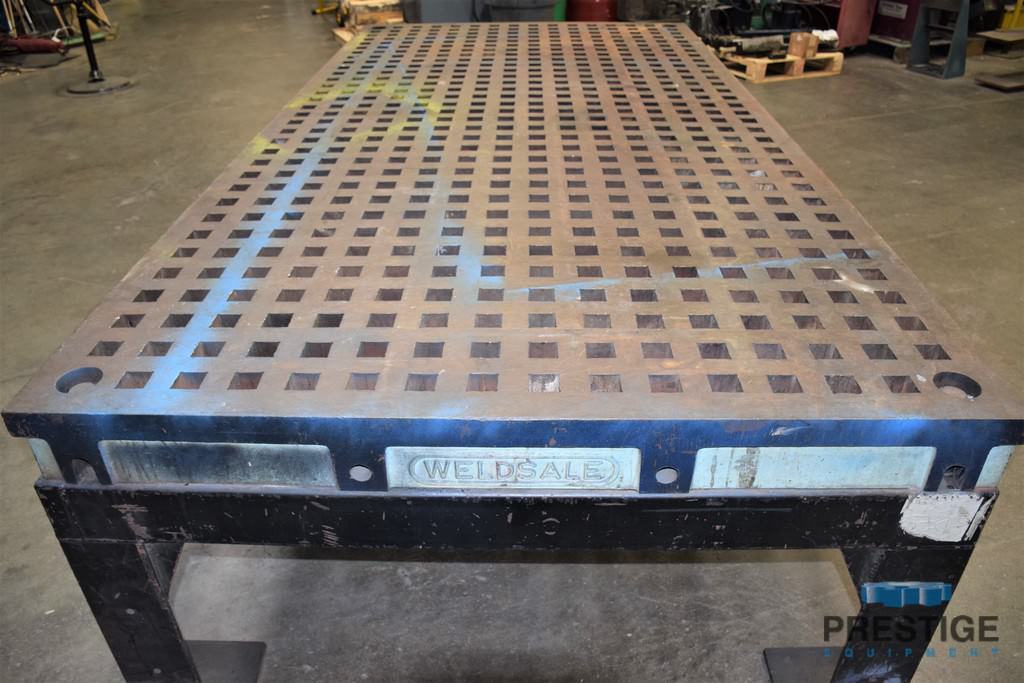 Weldsale 10' x 5' Welding Table - Floor Plates & Work Tables Ref# 30856 ...