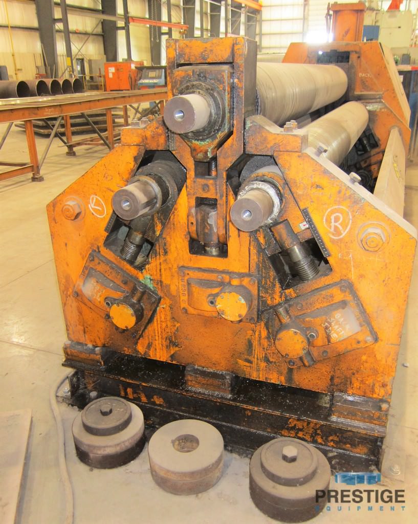 Used American Hercules Mdl. 312-8 1/2" x 8' 3-Roll Double Initial Pinch ...