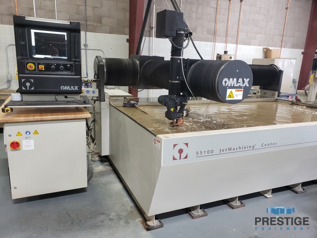 Omax 55100 CNC Water Jet - Water Jet Cutting Ref# 31003 - (i) - Prestige Equipment