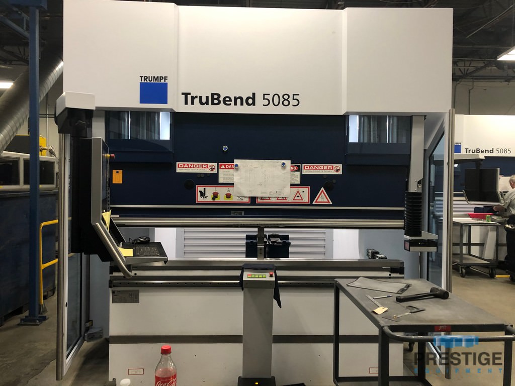 Trumpf 95 Ton x 87" TruBend 5085 8-Axis CNC Hydraulic Press Brake ...
