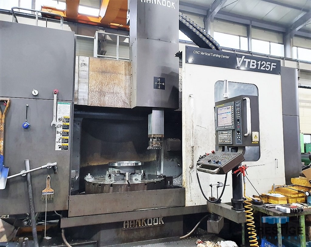 Hankook VTB-125F 49" CNC Vertical Turning Center - Boring Mills ...