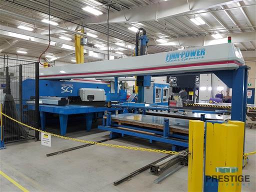 Used 33 Ton Finn Power Shear Genius TRS 6SB CNC Turret Punch w ...