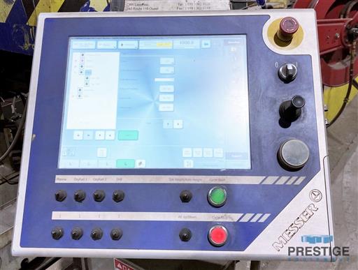 Messer TMC4512 Plate Cutting System, (2) Gantry's On Shared Slagger ...