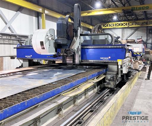 Messer TMC4512 Plate Cutting System, (2) Gantry's On Shared Slagger ...