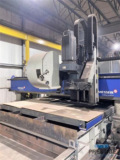 Messer TMC4512 Plate Cutting System, (2) Gantry's On Shared Slagger ...