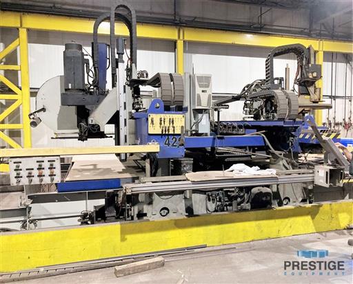 Messer TMC4512 Plate Cutting System, (2) Gantry's On Shared Slagger ...