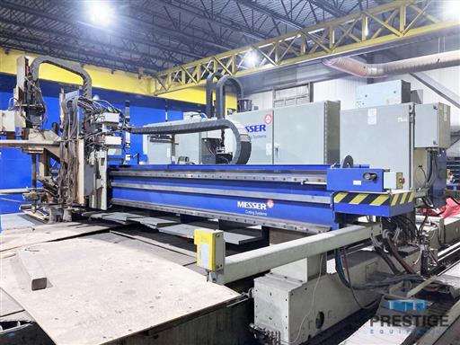Messer TMC4512 Plate Cutting System, (2) Gantry's On Shared Slagger ...