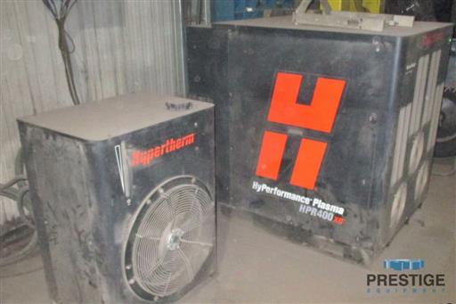 Messer TMC4512 Plate Cutting System, (2) Gantry's On Shared Slagger ...