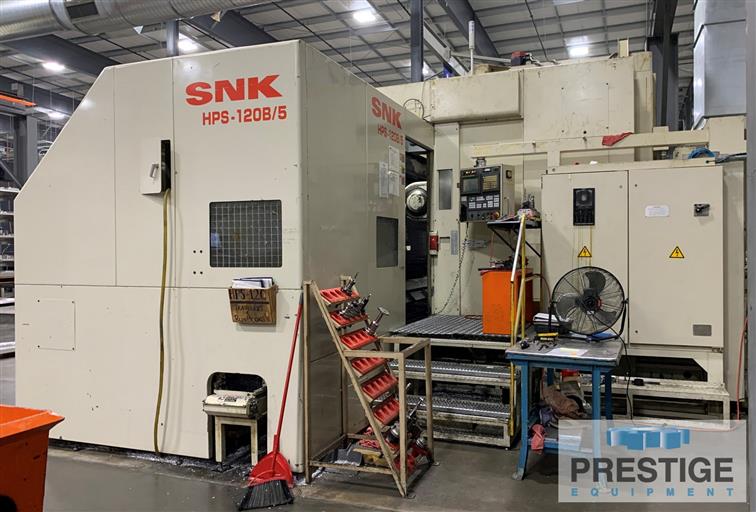 Used SNK HPS-120B CNC 5-Axis Aerospace Profiler & Machining Center ...