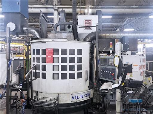 Used MIGHTY VIPER VTL 16/20M CNC Vertical Boring Mill with Milling ...