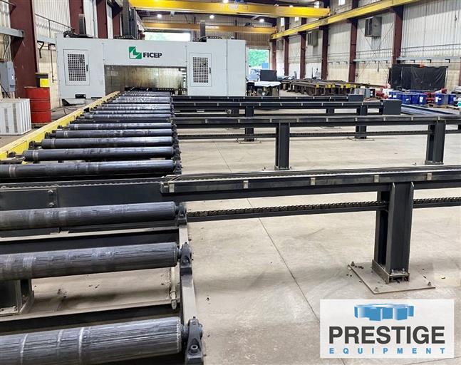 Ficep 1103 DDV 3-Spindle CNC Drill Line With Material Handling - Beam ...