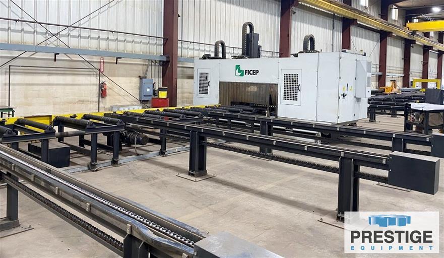 Ficep 1103 DDV 3-Spindle CNC Drill Line With Material Handling - Beam ...