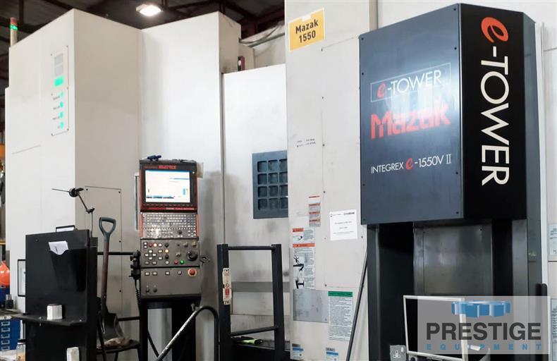 Used Mazak integrex e-1550 V/10 II 5-Axis CNC Vertical and Horizontal ...