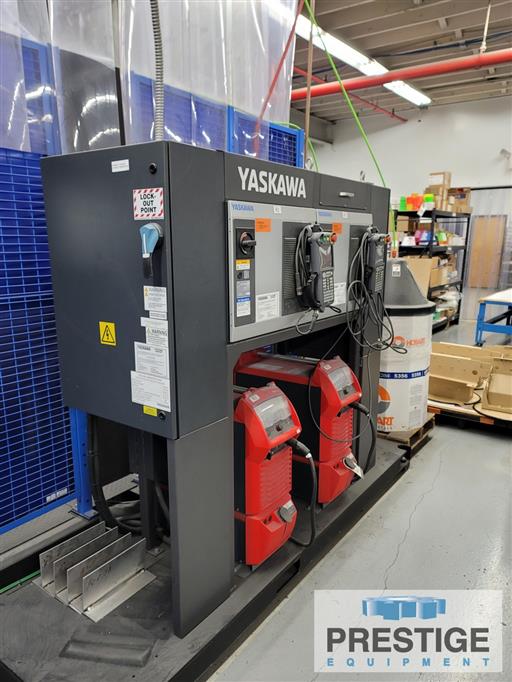 Used Yaskawa Dual Robot Welding Cell| Prestige Equipment