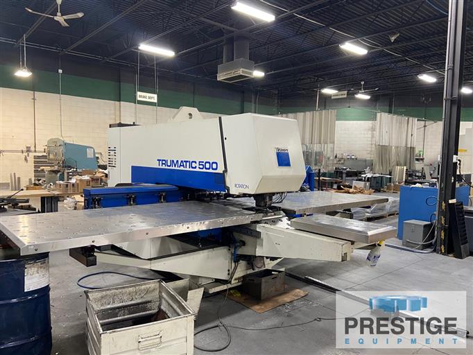Used Trumpf 25 Ton TC-500 CNC Punch And Contour Machine| Prestige Equipment