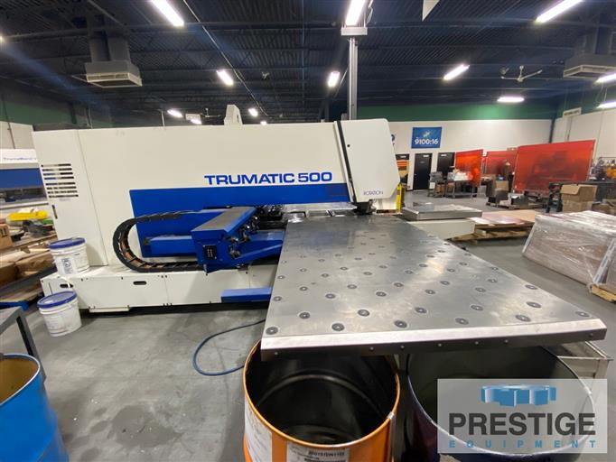 Trumpf TC-500 25 Ton CNC Punch And Contour Machine - Punches Turret ...