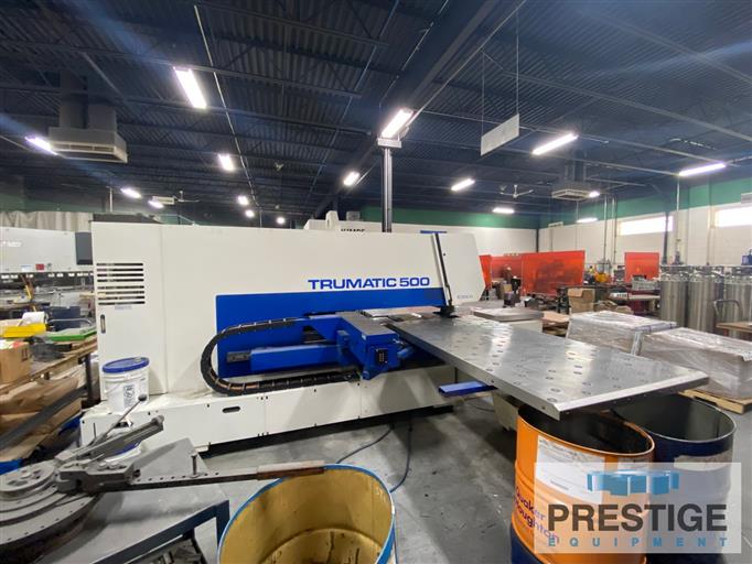 Used Trumpf 25 Ton TC-500 CNC Punch And Contour Machine| Prestige Equipment