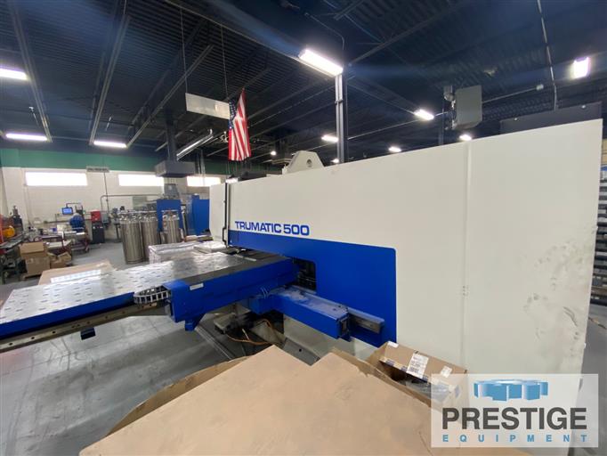 Used Trumpf 25 Ton TC-500 CNC Punch And Contour Machine| Prestige Equipment