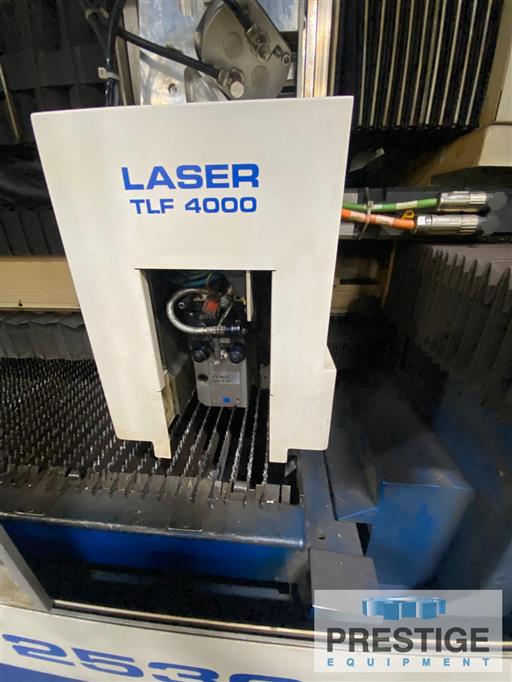 Used 4000 Watt Trumpf L2530 Plus CNC Flying Optic Laser| Prestige Equipment