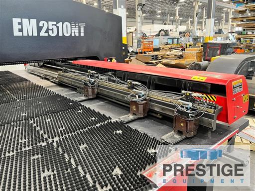 22 Ton Amada EM2510 Servo Electric CNC Turret Punch Press - Punches ...