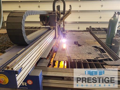 Used Messer Metal Master Evolution 8' x 30' CNC Plasma Cutting Table ...