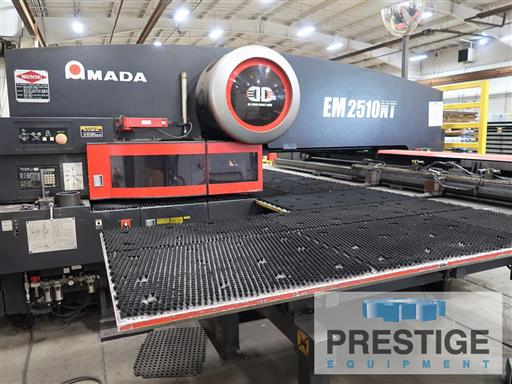 22 Ton Amada EM2510NT Servo Electric CNC Turret Punch Press - Punches ...