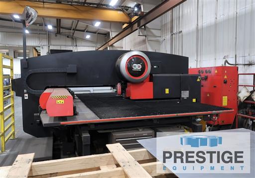 22 Ton Amada EM2510NT AC Servo Electric CNC Turret Punch Press ...